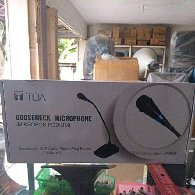 Jual MIKROPON PODIUM MERK TOA , accessory : XLR CABLE PHONE PLUG STEREO ...