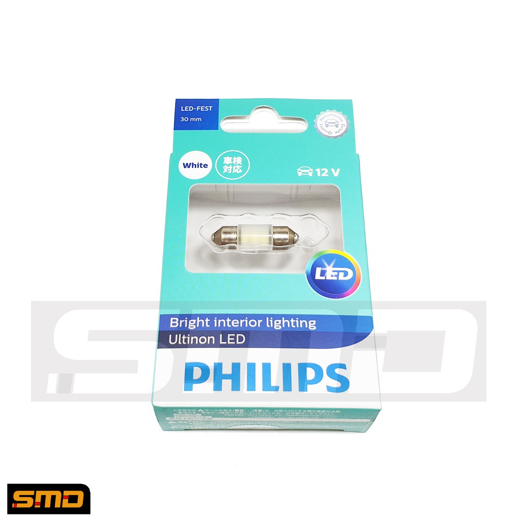 Jual Lampu Kabin Philips ULTINON LED tipe Festoon 30mm Mobil | Shopee ...