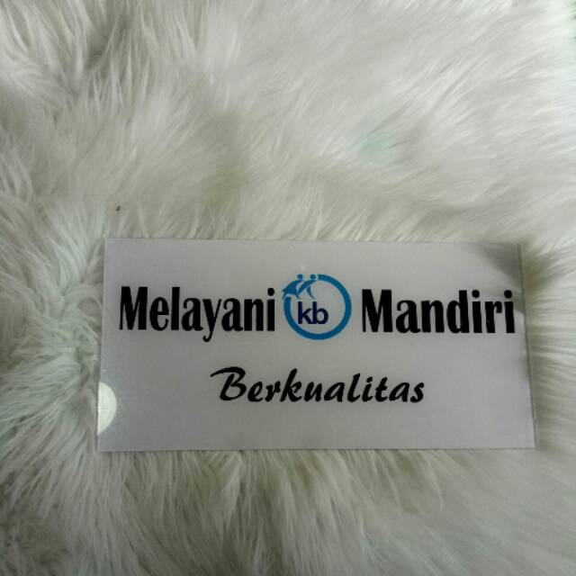 Jual Papan KB Mandiri 15x30cm | Shopee Indonesia