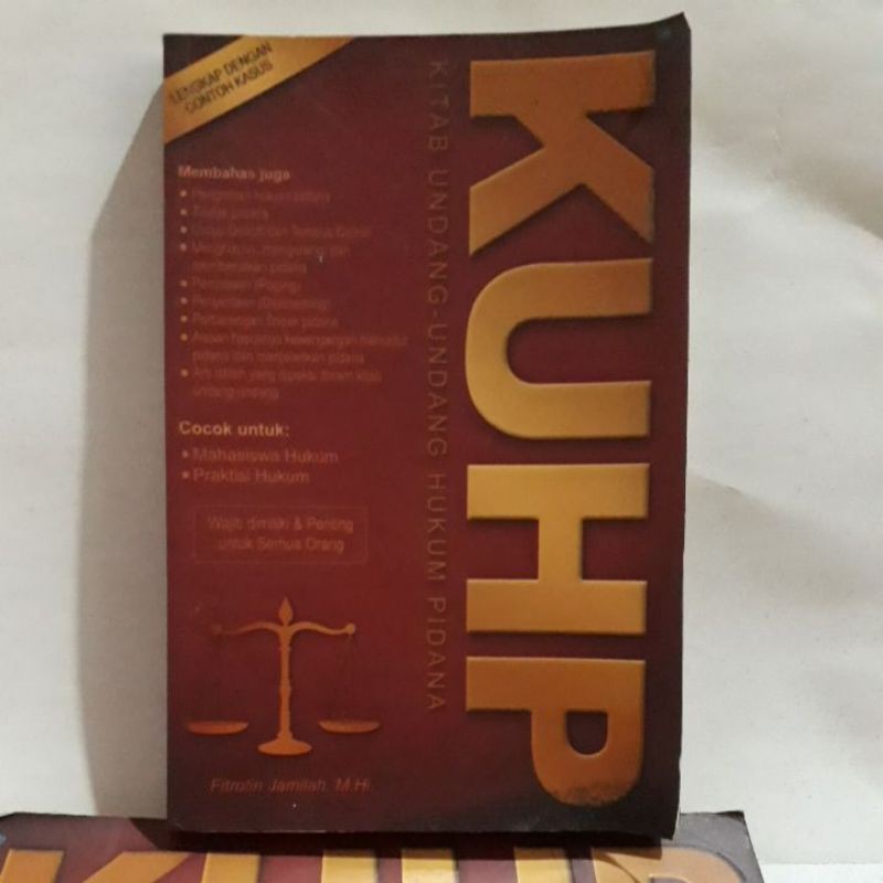 Jual Buku Hukum - KUHP (Kitab Undang-Undang Hukum Pidana) | Shopee ...