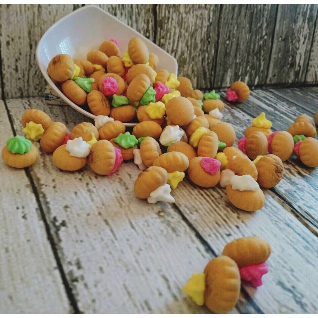 Jual Biskuit gemrose - jajanan jadul bunga gem rose | Shopee Indonesia