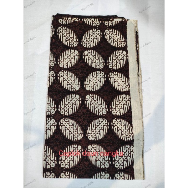 Jual Kain jarik batik cap sogan jogja motif kawung/ceplok | Shopee ...