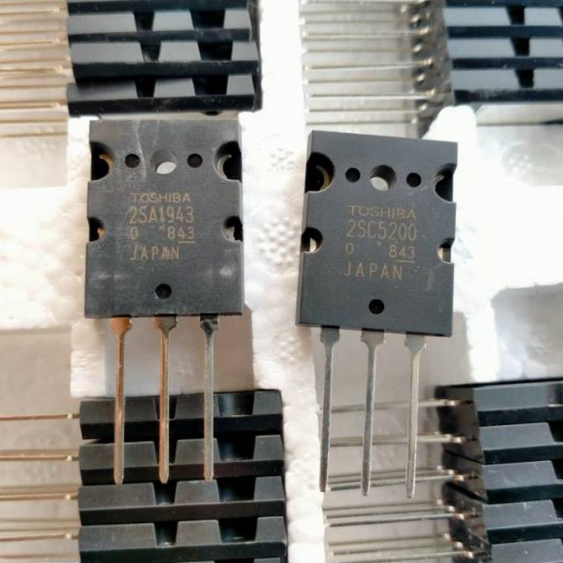Jual Transistor Tr final Transistor Thosiba 5200 dan 1943 original Transistor Toshiba 5200 dan ...