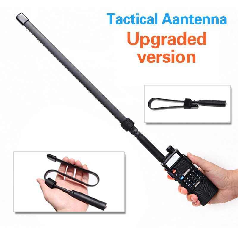 Jual Antena HT Flexible Lipat Dual Band 33cm AR-152A SMA F Hitam Y3944 ...