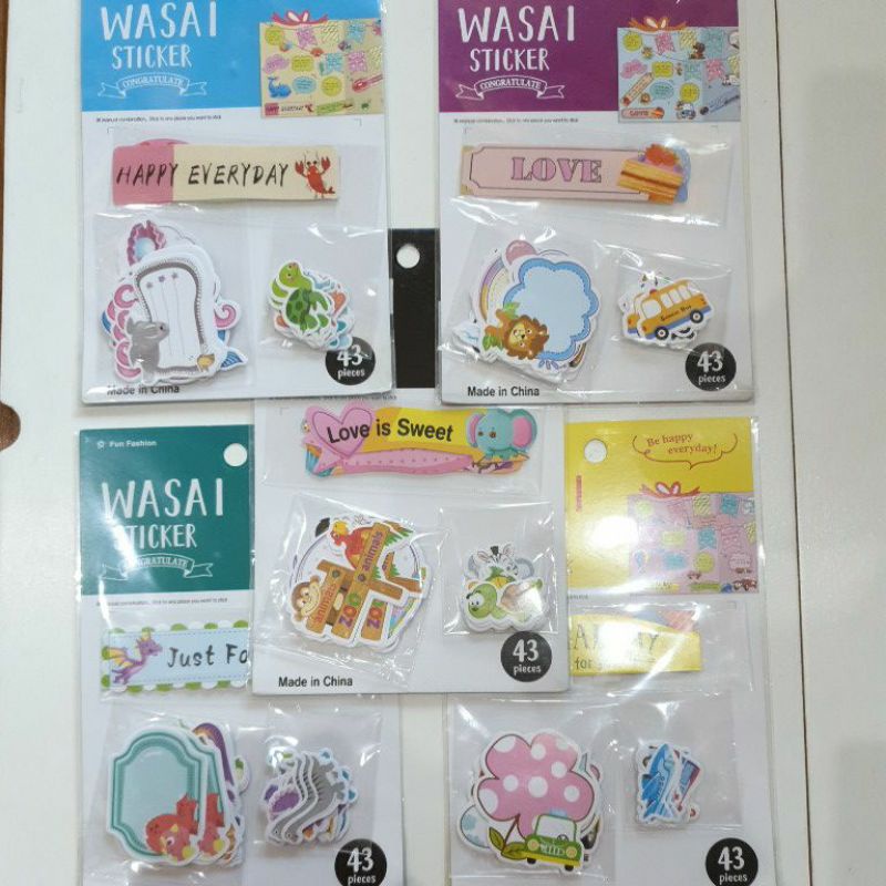 Jual Sticker ScrapBook, Nama, Tulisan, Karakter DIY 43Pcs | Shopee ...