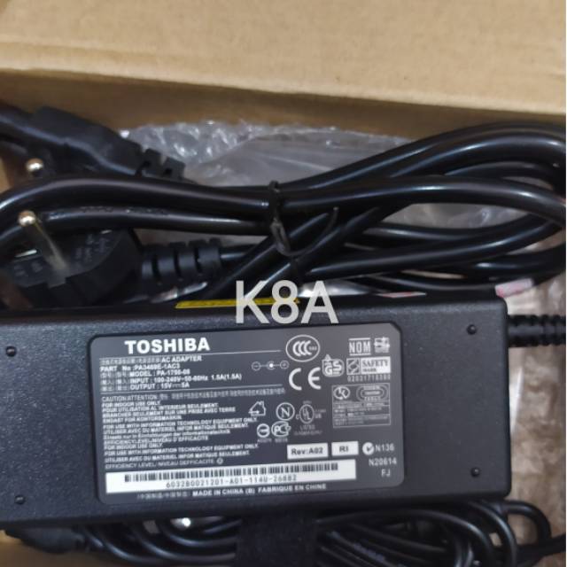 Jual adaptor toshiba ori 15v-5A, pro500,B550,m6,m7, m9,S1,B551,A50,L20 ...