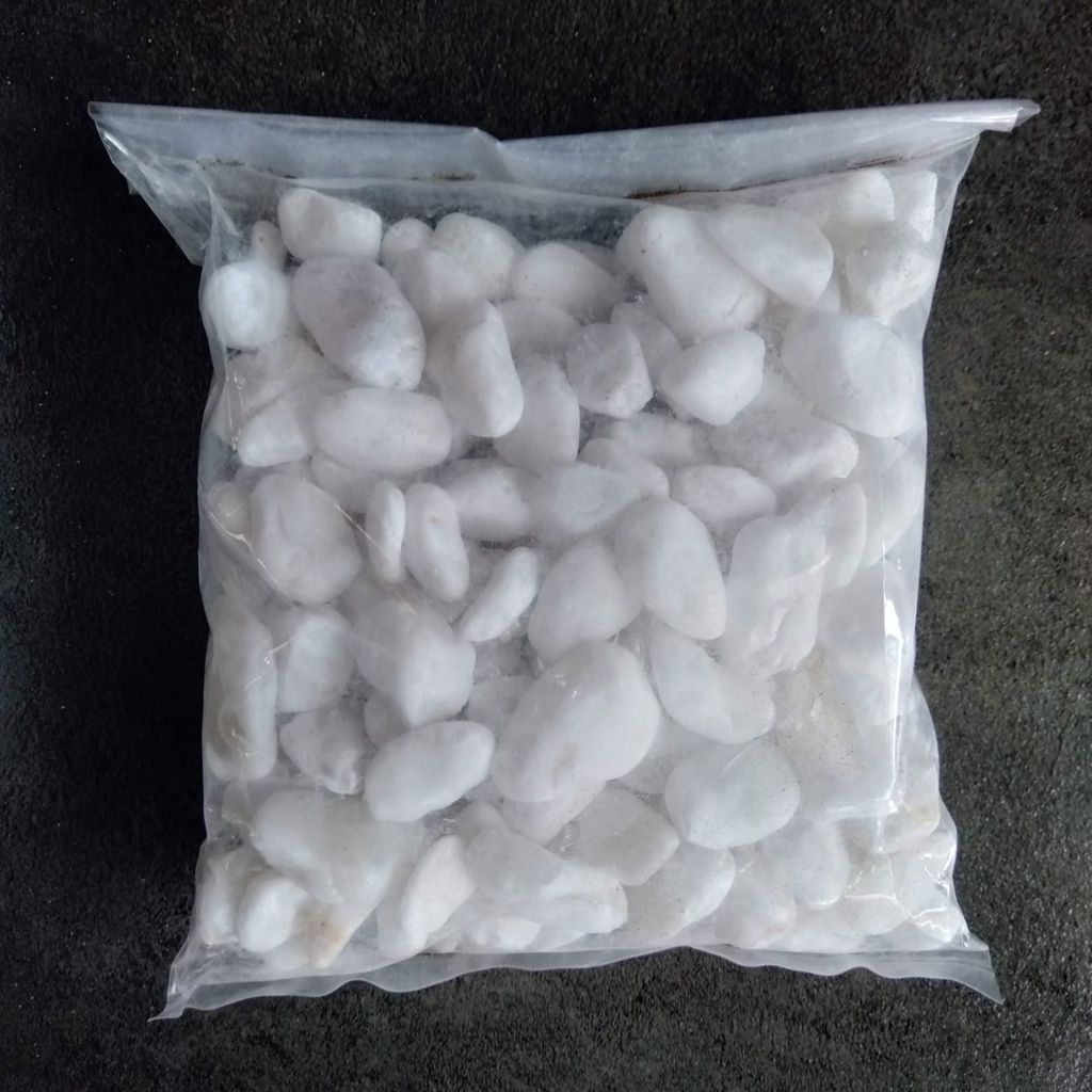 Jual Batu Putih Salju 250 gr Batu Hias Aquarium dan Taman - Batu Kamper ...