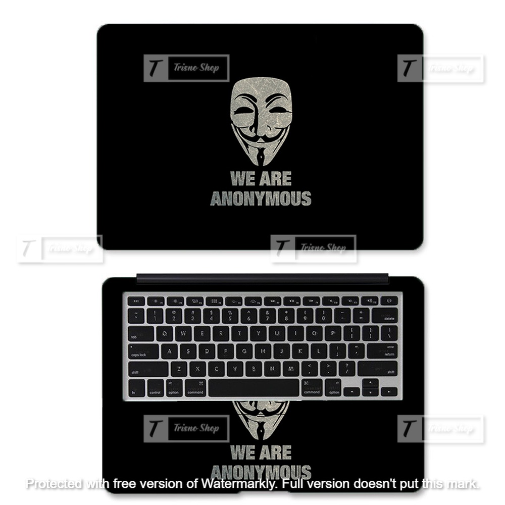 Jual Stiker Laptop | Garskin Laptop | Anonymous New + Laminasi | Shopee ...