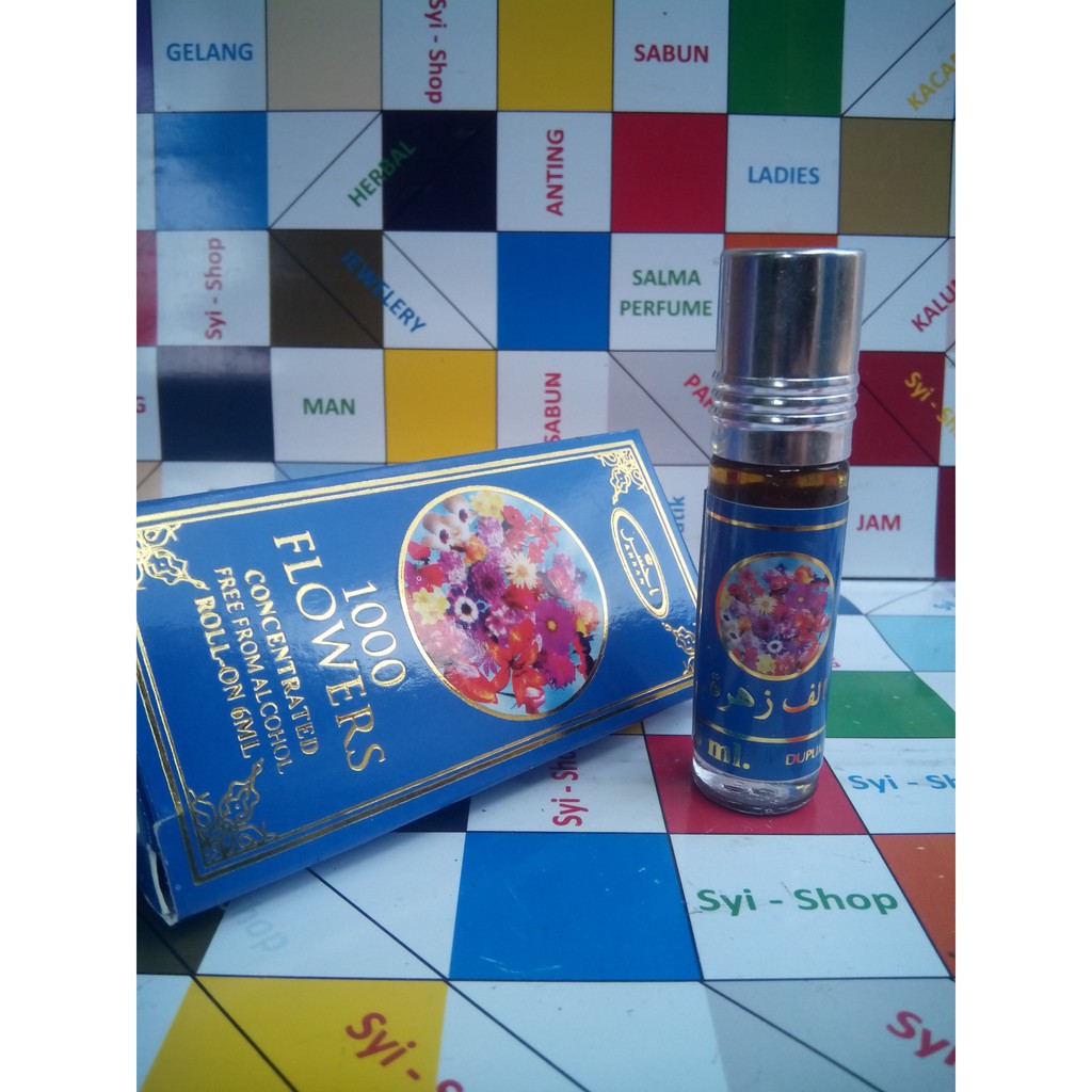 Jual Parfum 1000 FLOWER ( Seribu Bunga ) Roll On Non Alkohol 6 ml ...