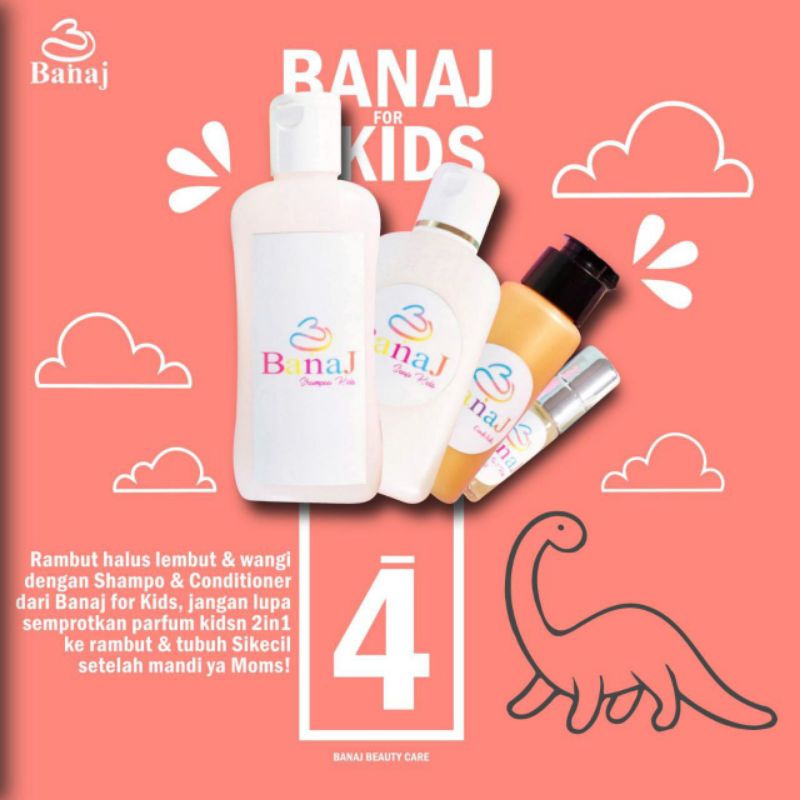 Jual Paket Lengkap perawatan mandi anak banaj paket kids banaj original ...