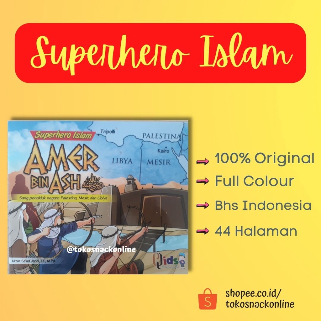 Jual Buku Superhero Islam Amer Bin Ash | Shopee Indonesia