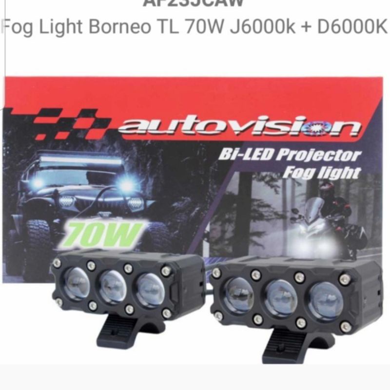 Jual Autovision Bi-LED Projector Fog Light 70W Original 100% Garansi ...