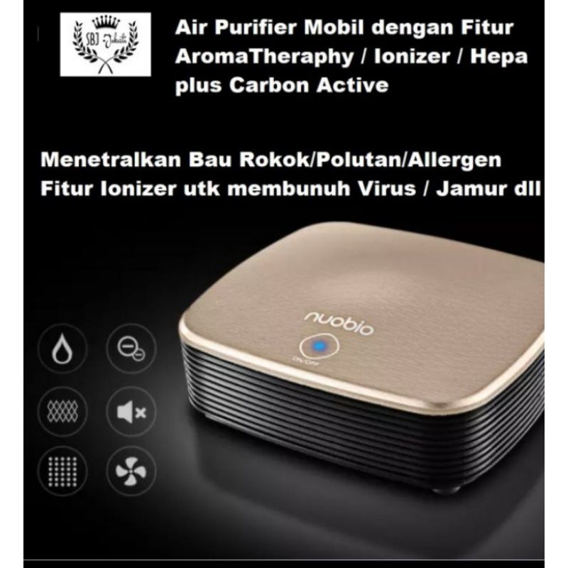 Jual AIR PURIFIER MOBIL HEPA 3 IN 1 ANTIVIRUS SARINGAN UDARA MOBIL ...