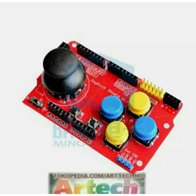 Jual Joystick Shield Red Gamepad Module Arduino Uno / Mega Artec01 Ayo Beli | Shopee Indonesia