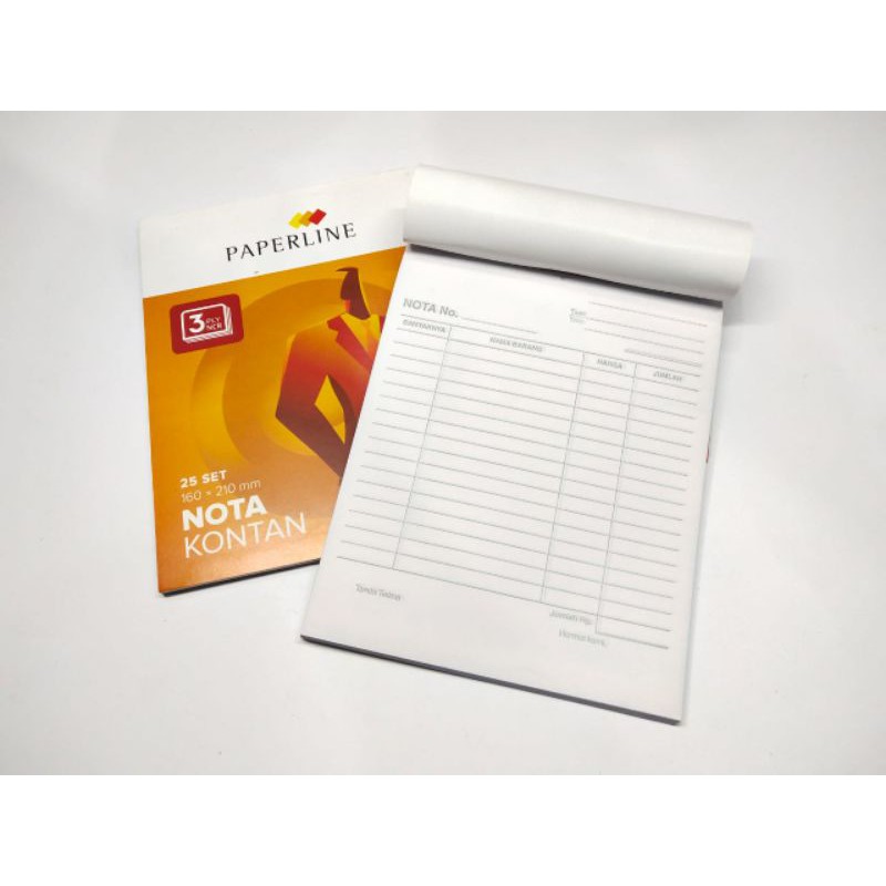 Jual Nota Paperline 3 Ply Besar/Buku Nota Besar | Shopee Indonesia