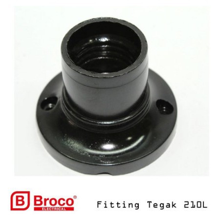 Jual Fiting plafon Broco tempel hitam fitting Broco fitting plafon ...