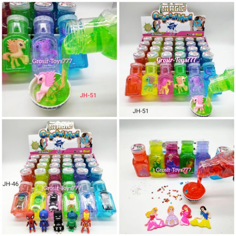 Jual Mainan Slime Jelly / Slime Jelly "Botol Karakter" 168gr | Shopee ...