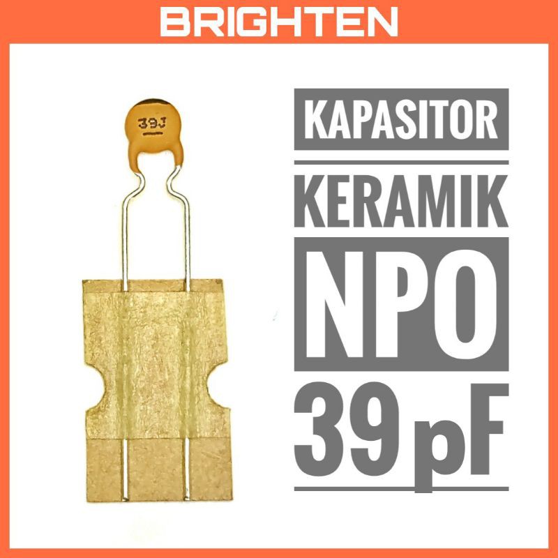 Jual Kapasitor Keramik NPO 39 pF Ceramic Capasitor 39pF | Shopee Indonesia