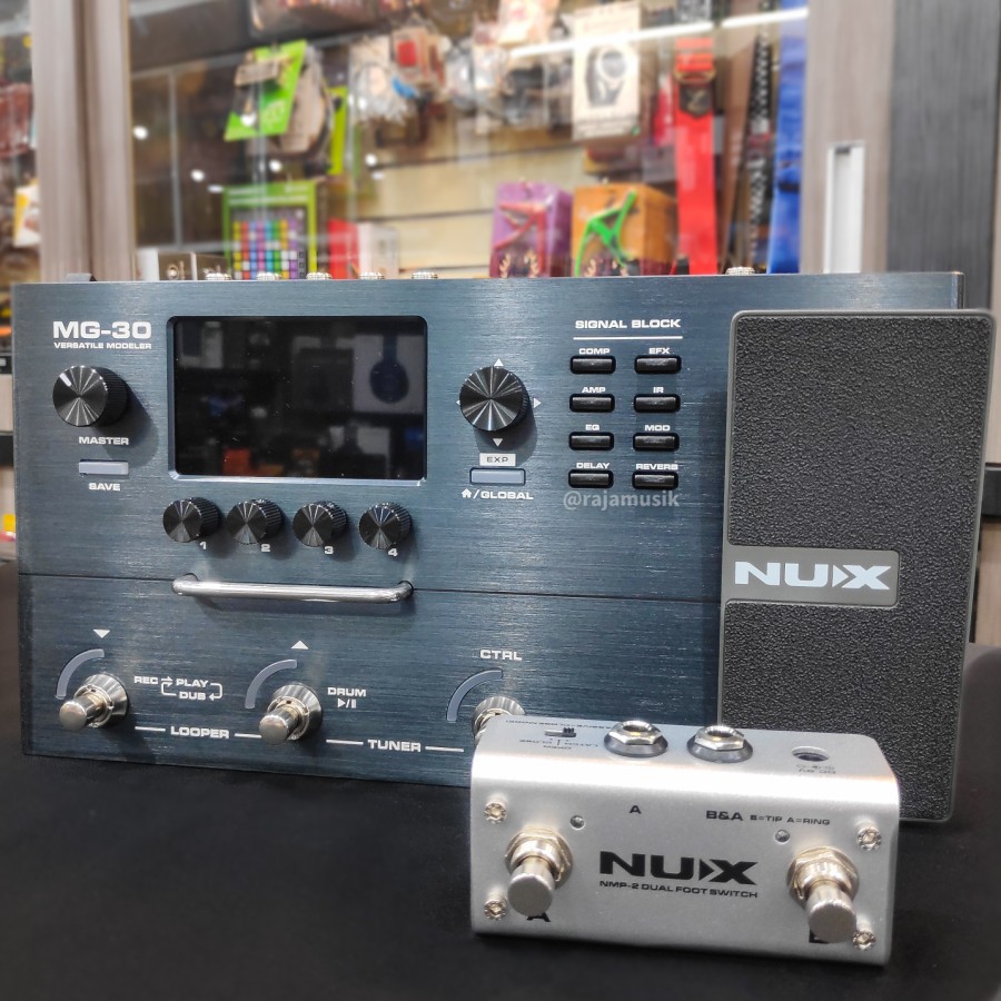 Jual MULTI EFEK GITAR NUX MG 30 / MG-30 | Shopee Indonesia