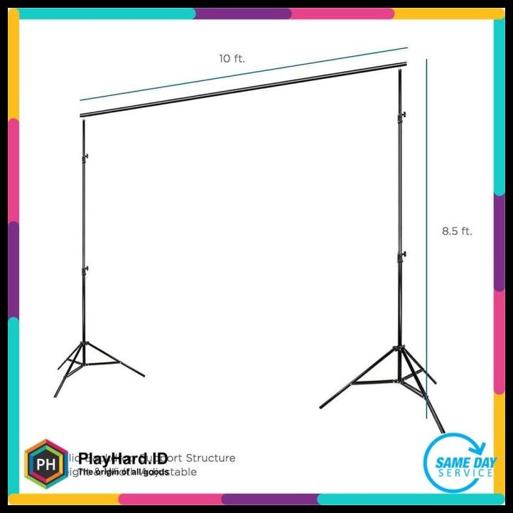 Jual Background stand 2 x 3 meter / Bracket Stand 3m Backdrop Foto ...