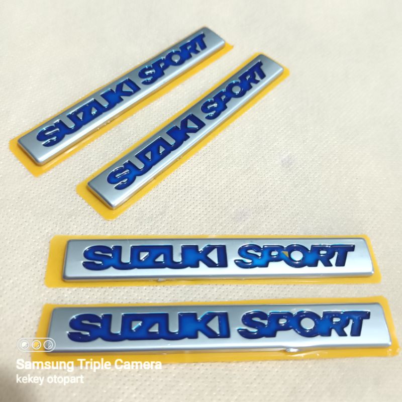 Jual logo emblem tulisan SUZUKI SPORT original 100% | Shopee Indonesia