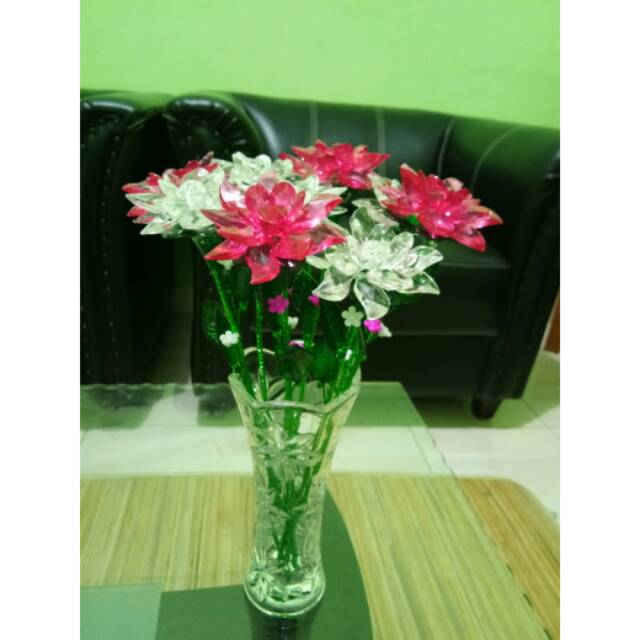 Jual Bunga kristal manik sabit akrilik per tangkai | Shopee Indonesia