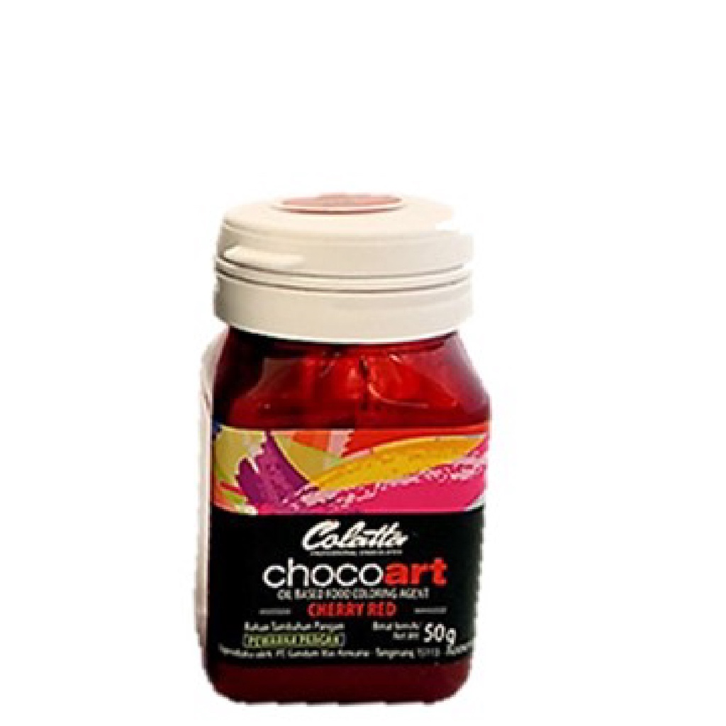 Jual Collata Pewarna Makanan Choco Art Cherry Red 50 gr | Shopee Indonesia