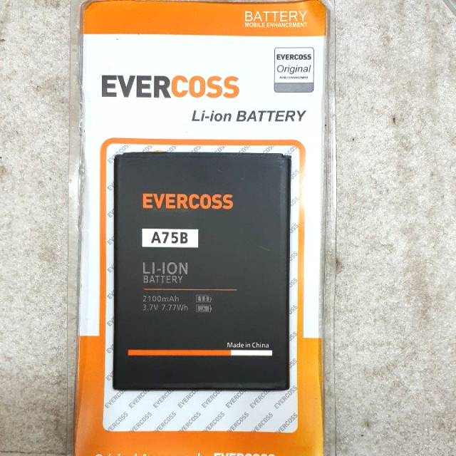 Jual BATERAI EVERCOSS A75B / M50 STAR / XTREAM 1 PRO | Shopee Indonesia