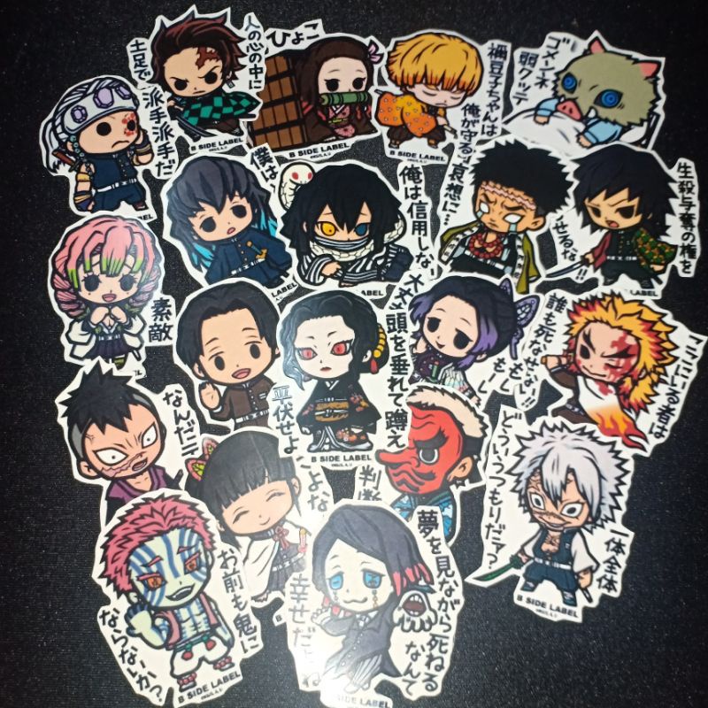 Jual Kimetsu No Yaiba Stickers Sets Pack 2 - 20 Stickers (Premium ...