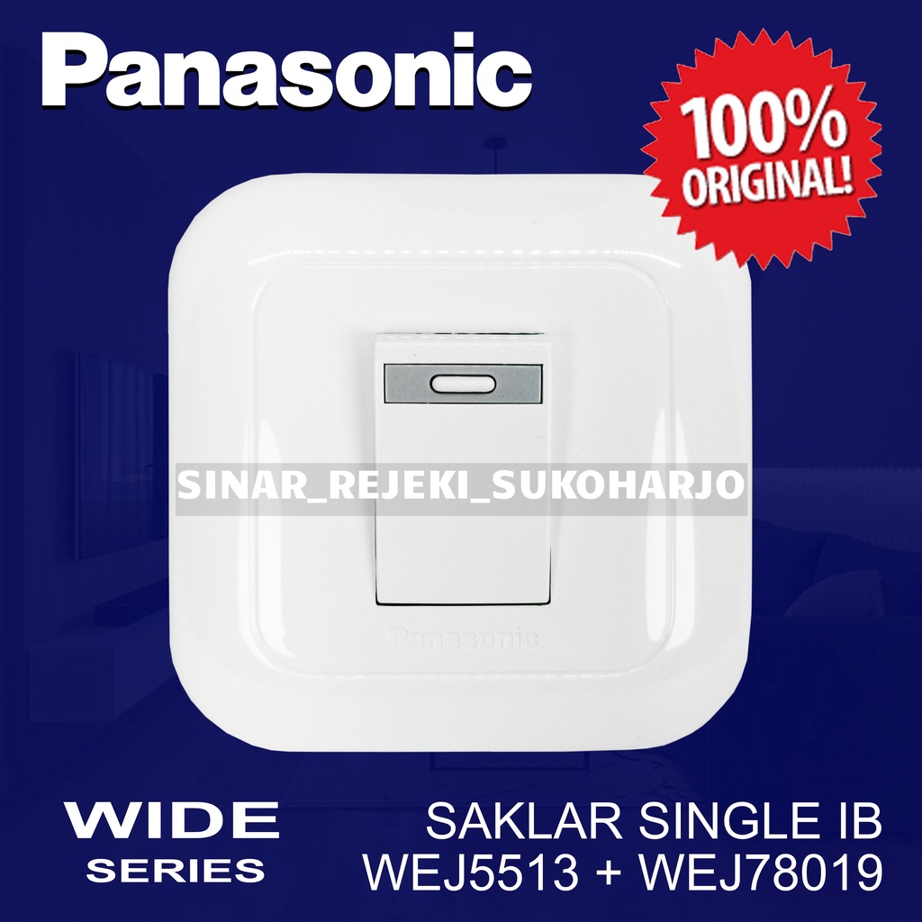 Jual Panasonic Saklar Engkel Inbow IB Single 1gang 1way Tanam Wej5531 ...