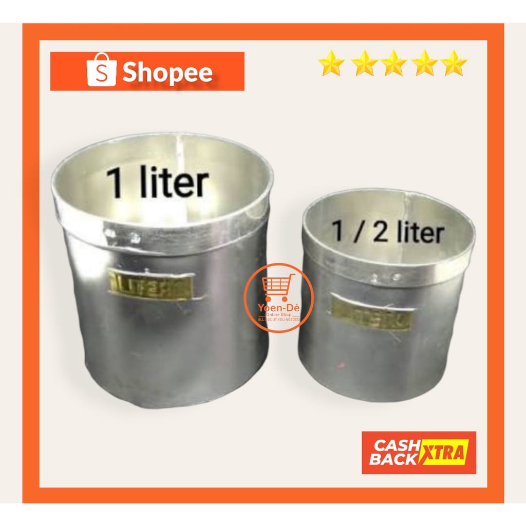 Jual Literan Beras Takaran Beras Ukuran 1 Liter | Shopee Indonesia