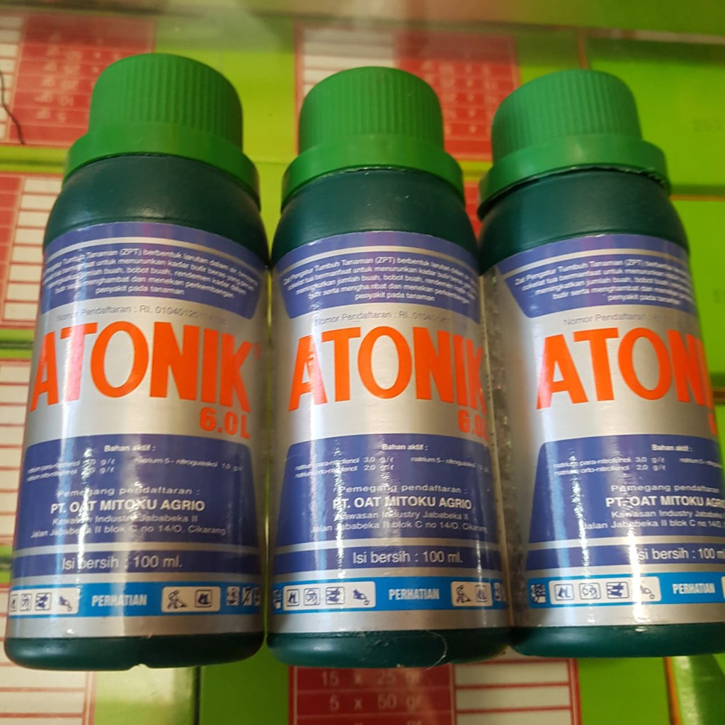 Jual Atonik 6.0 L 100 ml ZPT Zap Pengatur Tumbuh Tanaman 100% Original ...