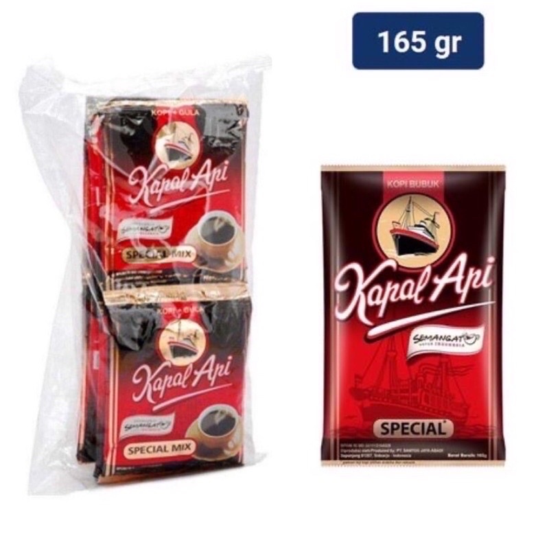 Jual KOPI KAPAL API 165gram / KAPAL API RENCENG 24gr x 10 | Shopee ...