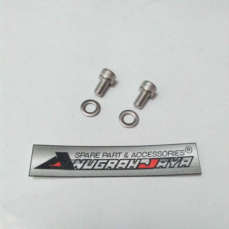 Jual BAUT L STAINLESS BAUT SET MATA KUCING AIR SCOOP RX KING ASLI ...