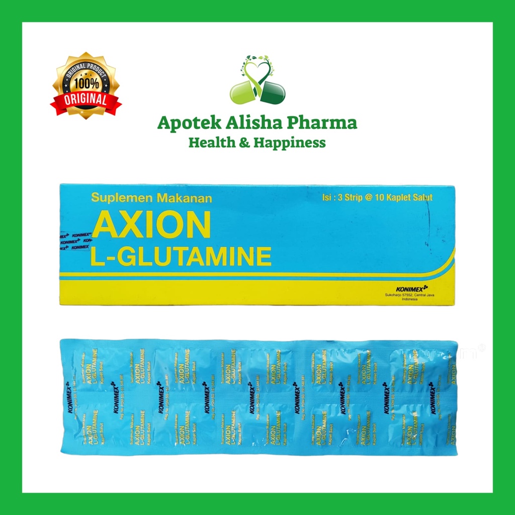 Jual Axion Tablet Box isi 30 dan Strip isi 10 Kaplet Suplemen Asam ...