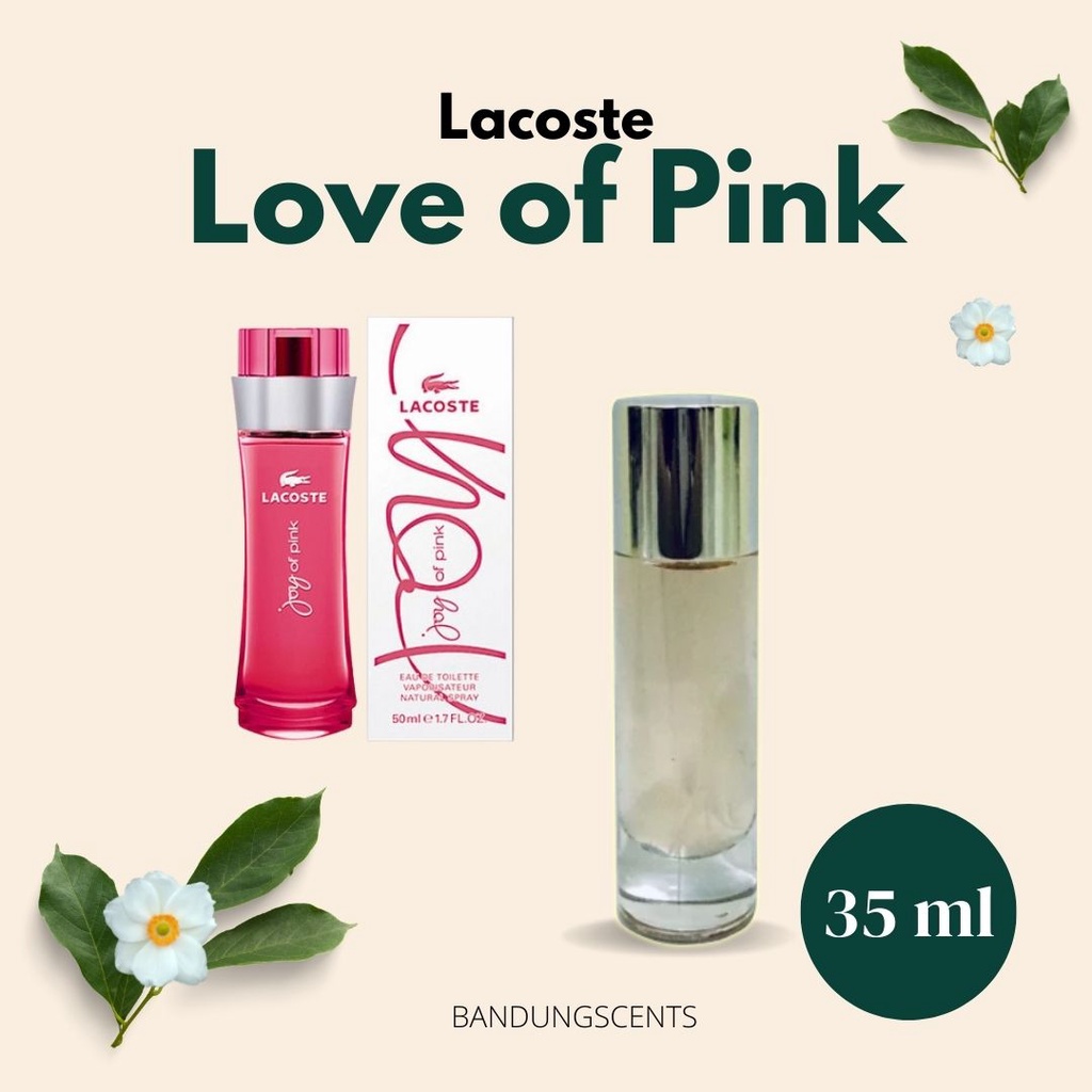 Jual Lacoste Love of Pink 35 ML Inspired Perfume | Shopee Indonesia