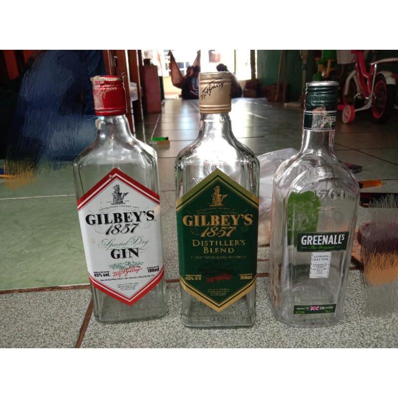 Jual botol merk branded /botol kosong(botol pajangan)/1pcs | Shopee ...