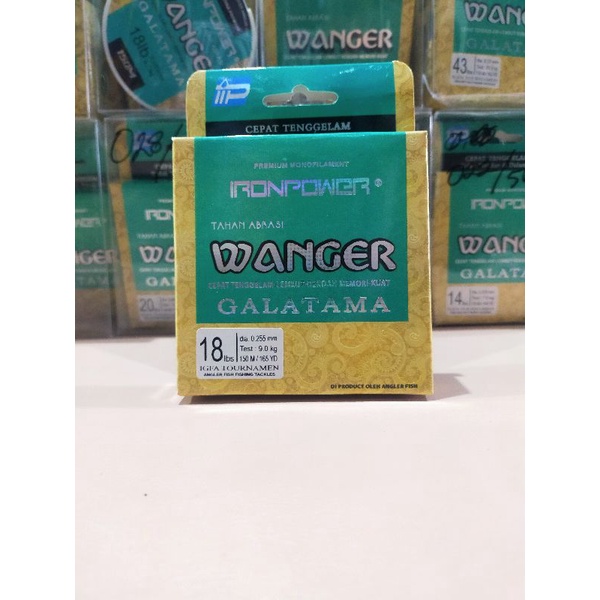 Jual Senar Pancing Wanger Ironpower 150m | Shopee Indonesia