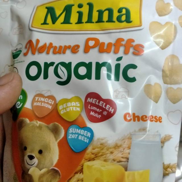 Jual Milna nature puffs organic rasa cheese | Shopee Indonesia