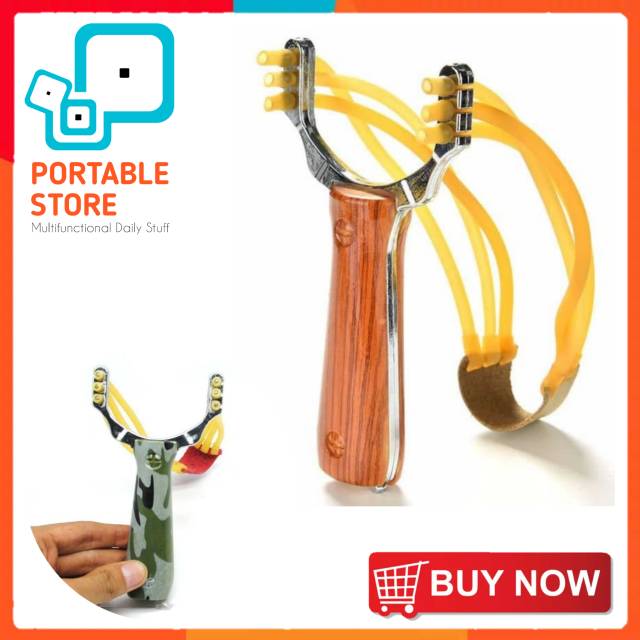 Jual [PORTABLE] Jingpindangong Ketapel Aluminium | Ketapel Besi | Sling ...