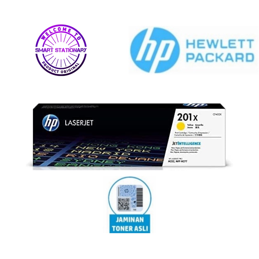Jual HP 201X High Yield Yellow Original Laserjet Toner Ink Cartridge ...