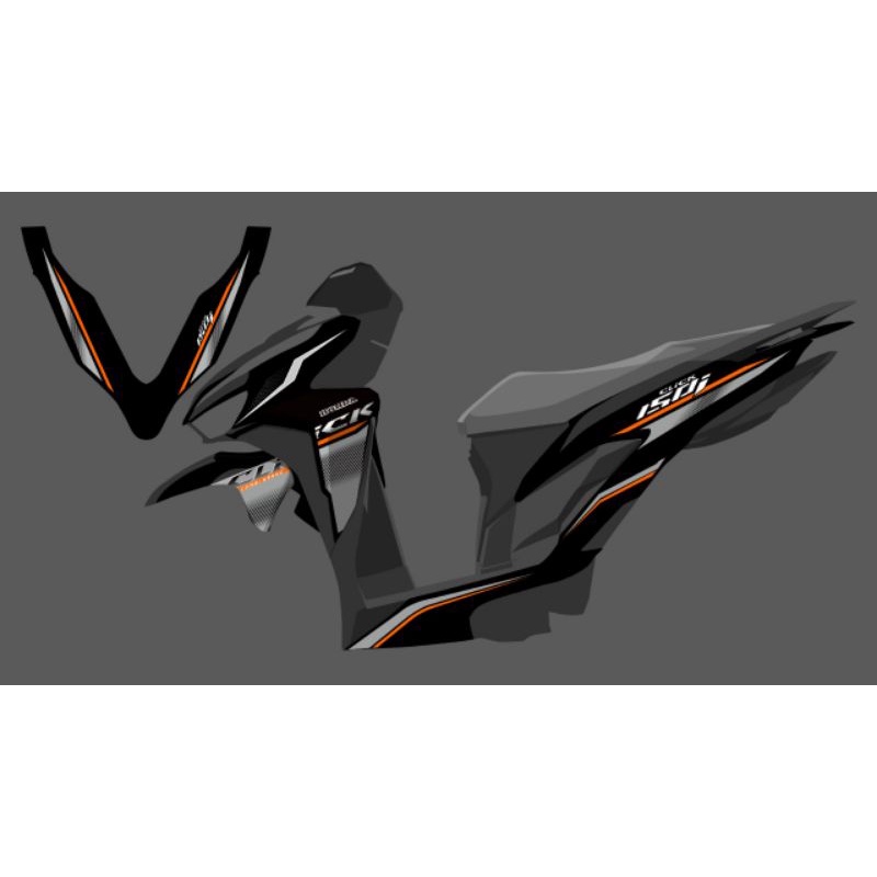 Jual STRIPING STICKER VARIO NEW 125&150 2018-2021 TRANSPARAN RACING ...