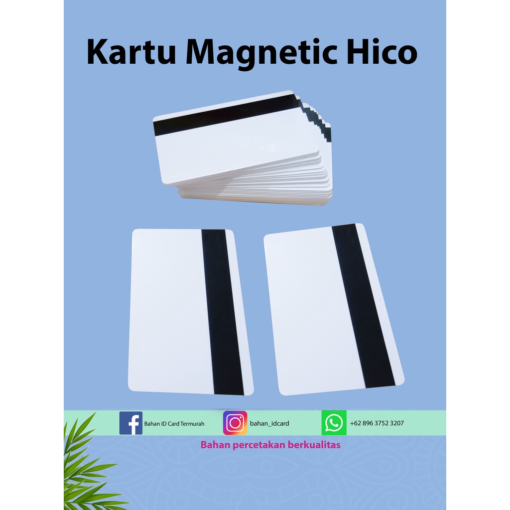 Jual Kartu Magnetic HICO Isi 25 - 50 Pcs | Shopee Indonesia