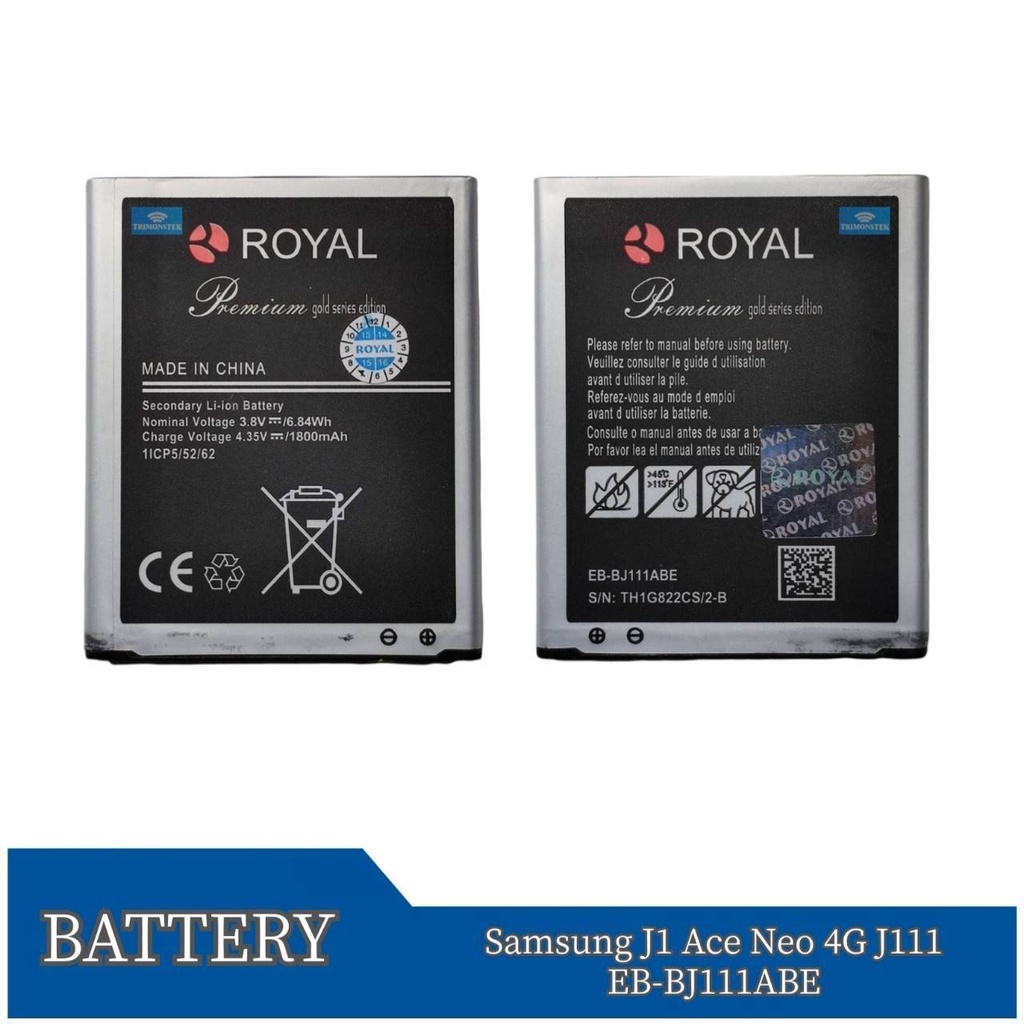 Jual Baterai Battery Samsung J1 Ace Neo 4G J111 / EB-BJ111ABE Double ...