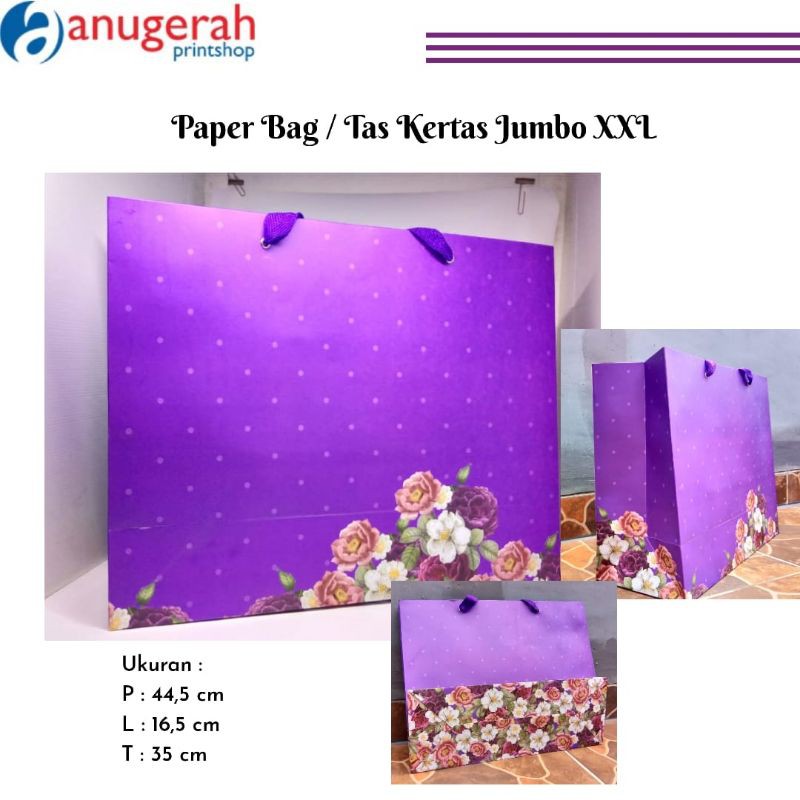 Jual Paper Bag Besar / Tas Kertas / Kantong Belanja / Goodie Bag XXL ...