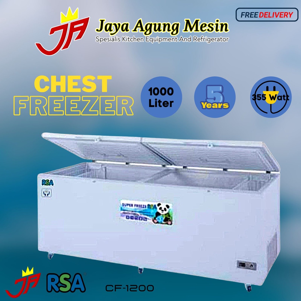 Jual Chest Freezer CF-1200 RSA/Freezer Box 1000 Liter CF 1200 RSA ...