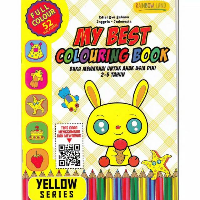 Jual My Best Colouring Book - Buku Mewarnai Untuk Anak Usia Dini 2 - 5 ...