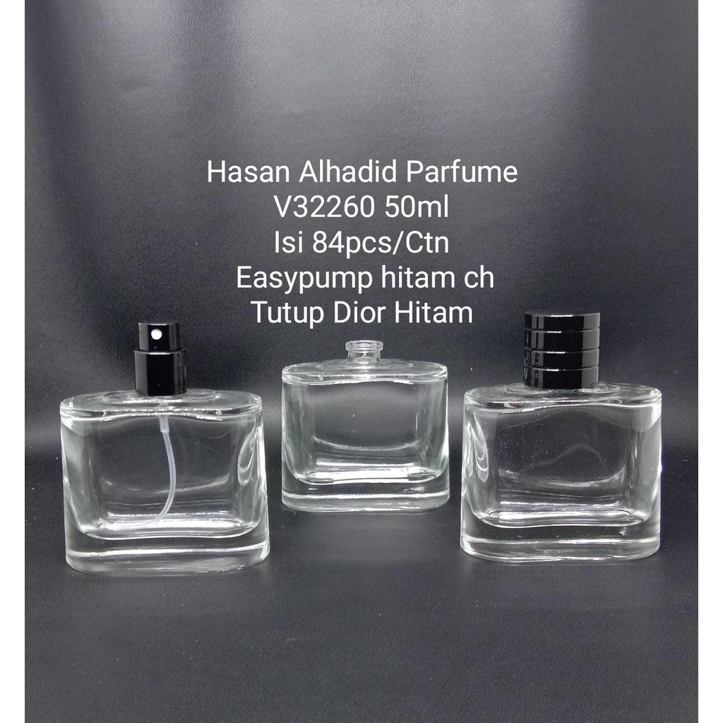 Jual Botol Parfume V32260 50ml Easypum Hitam Tutup Dior Hitam Eceran ...