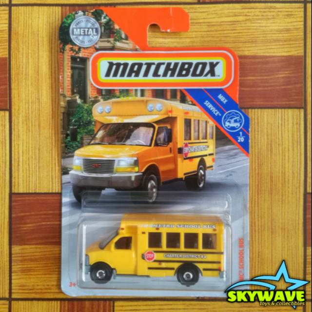 Jual Diecast Matchbox 2019 - GMC School Bus | Shopee Indonesia