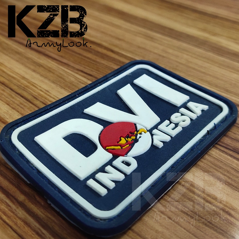 Jual Emblem Karet Velcro DVI INDONESIA-Disaster Victim Identification ...
